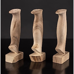 Knife Handle Material Wood Knife Handle Walnut 1 Piece - Handle Blanks for Knife Exotic Wood, Tool Handle Knife for Woodworking