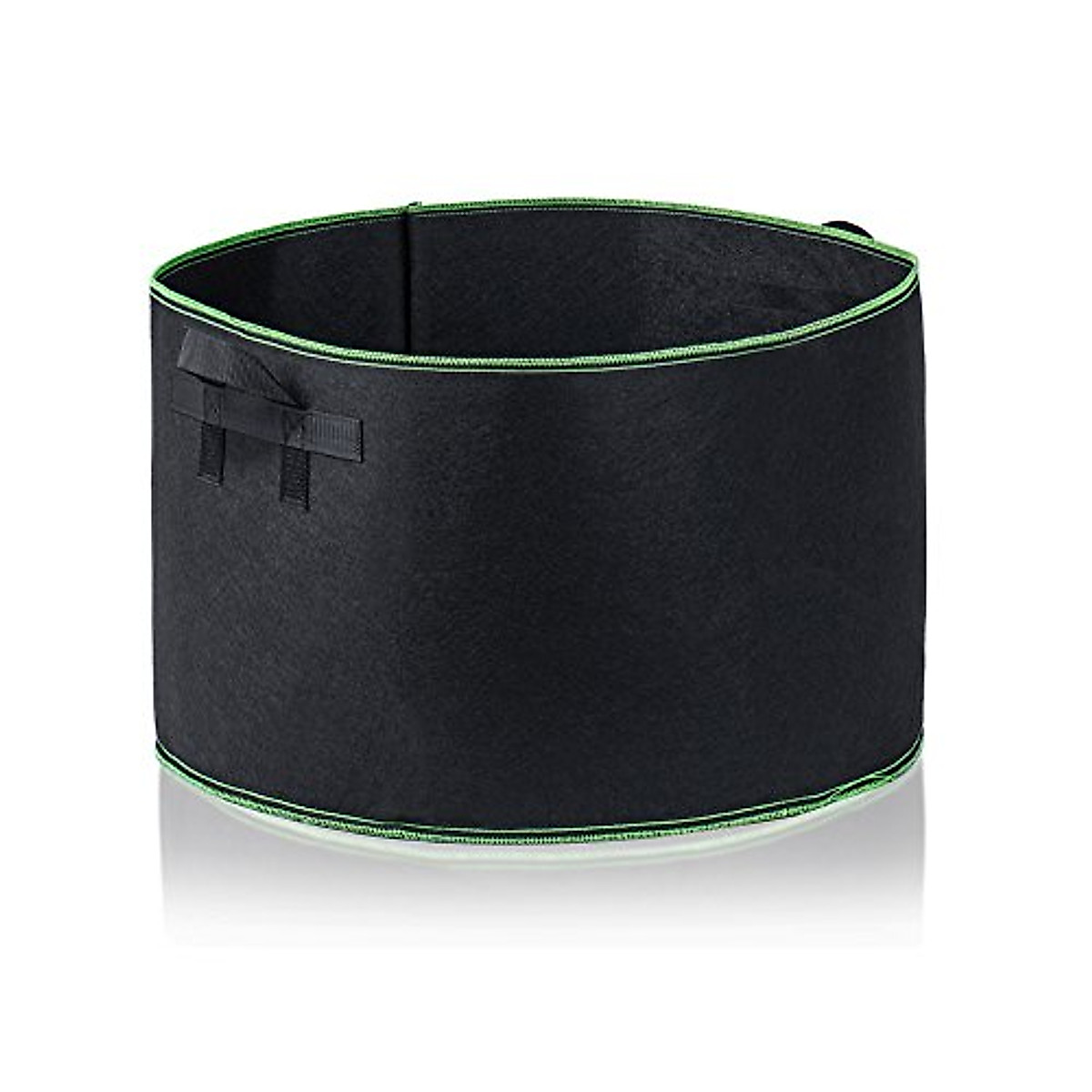 Garden4Ever Grow Bags 6-Pack 20 Gallon Aeration Fabric Pots Container with Handles (6-Pack 20 Gallon, Black/Green 6-Pack)