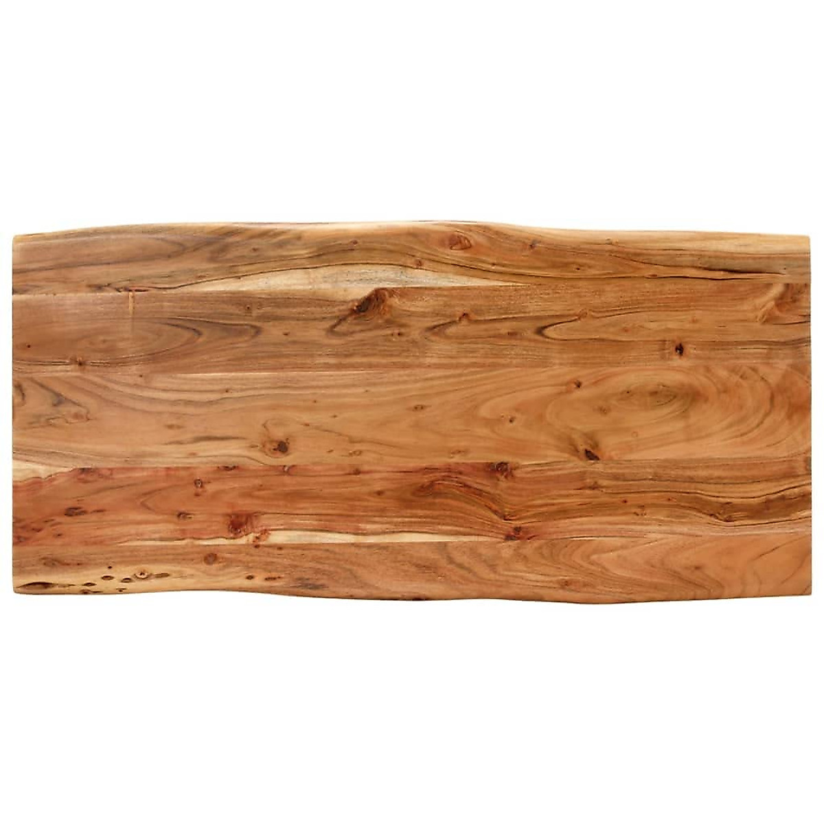 WHOPBXGAD Dining Table,Kitchen Tables, Wooden Dining Tables for Living Room, Dining Room, Bistro Tables,43.3"x19.7"x29.9" Solid Wood Acacia