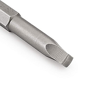 Rocaris 6 pcs 1/4 Inch Hex Shank Long Magnetic Square Head Screwdriver Bits Set Power Tools SQ1, SQ2, SQ2.7, SQ3, SQ4, SQ5 For Poket Hole Jig- 2 inch Length