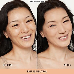 bareMinerals Barepro 16HR Skin-Perfecting Powder Foundation, Matte Pressed Powder Foundation Full Coverage with Plant-Based Squalene, Oil Control, Vegan