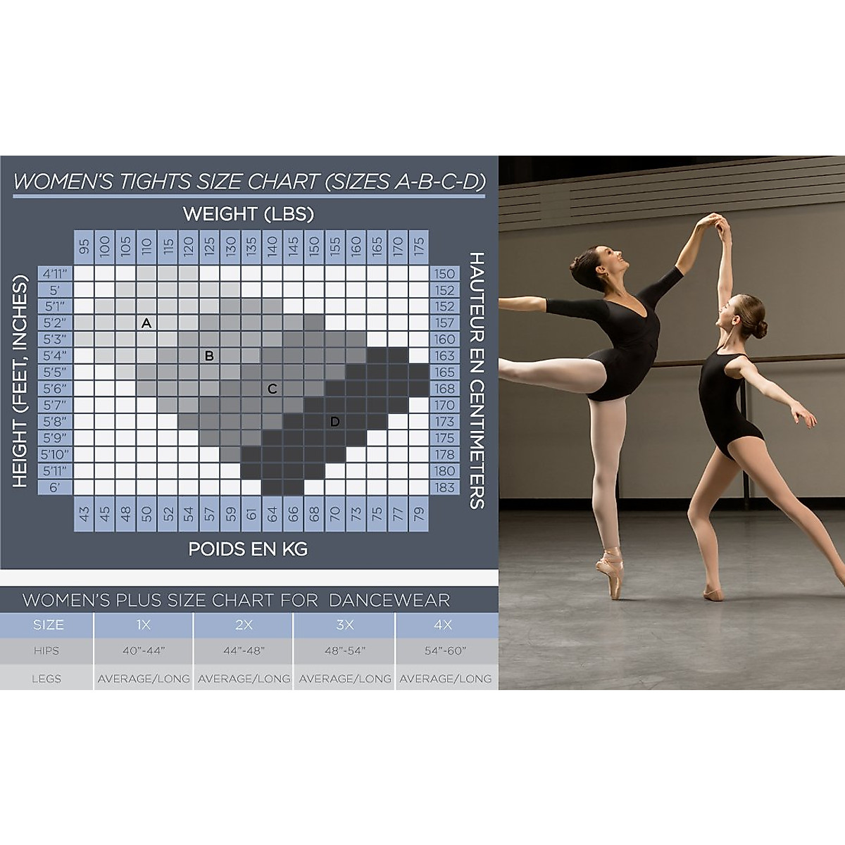 Danskin Women's Compression Footed Tight, Light Toast, C