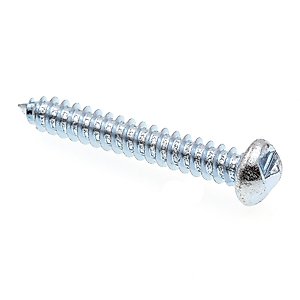 Prime-Line 9027910 Sheet Metal Screw, One Way, #12 X 1-1/2 in, Zinc Plated Steel, Pack of 100