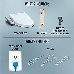 TOTO SW3073#01 WASHLET C2 Round Electronic Bidet Toilet Seat, Cotton White