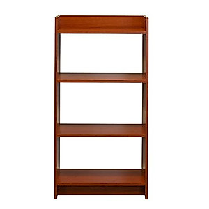 OS Home and Office Model 106067 4 Shelf Student Bookcase, Cherry