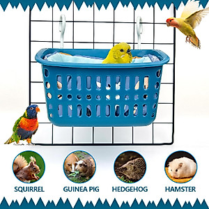 FlidRunest Large Warm Bird Nest House, Parrot Bird Bed Hanging Hammock Bed, Soft Bird Bed for Cage with blanket for Parrot Parakeet Cockatiel Conure Cockatoo African Grey