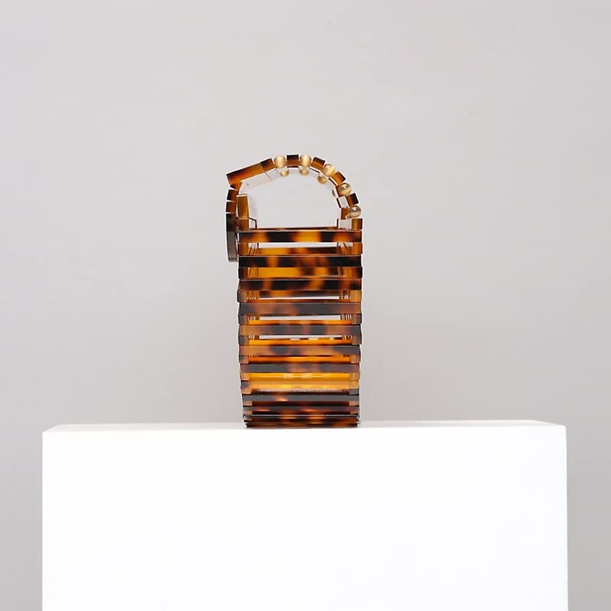 YLLWH Women's Handbag Hollow Clutch Purses and Handbags Bead Chain Evening Bags Beach Bag