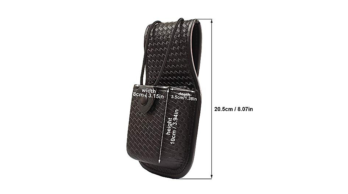 ROCOTACTICAL Basketweave Radio Pouch for Duty Belts
