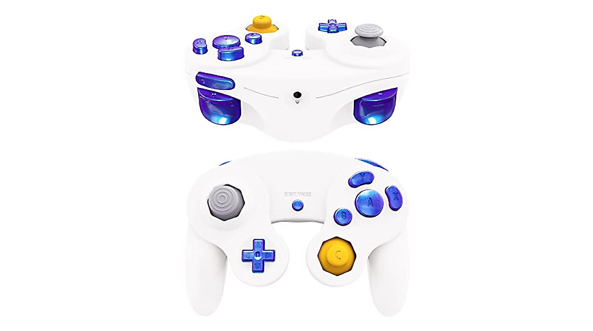 eXtremeRate Chameleon Purple Blue Repair ABXY D-pad Z L R Keys for ...