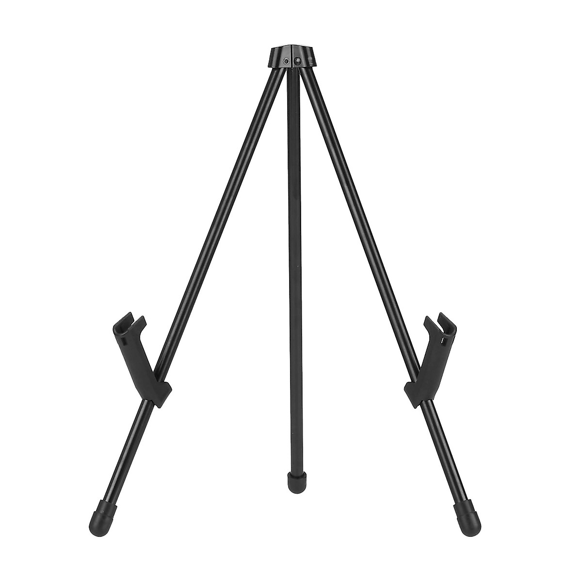 Amazon Basics Tabletop Instant Easel, Black Steel Table Top Easels for Display, Adjustable & Portable Tripod Easel, for Paintings, Signs, Posters