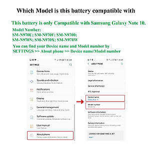 Viimon Note 10 Battery Replacement Kits (New Upgraded) for Samsung Galaxy Note 10 SM-N970U All Models with Adhesive and Repair Tool Kits