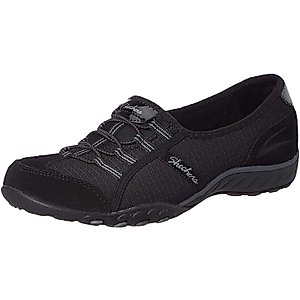 Skechers Sport Women's Breathe Easy Allure Fashion Sneaker,Black,10 M US