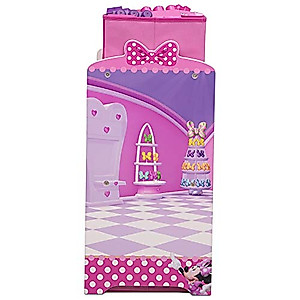 Delta Children Disney Minnie Mouse 6 Bin Design and Store Toy Organizer