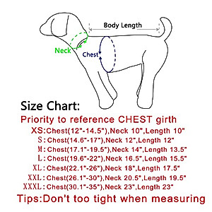 JoyDaog Reflective Belt Dog Coats for Small Dogs,Reversible Warm Puppy Jacket for Cold Winter,Pink S