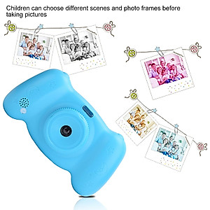 Kids Camera, Kids Camera Toys Digital 12MP Multifunctional for Birthday Gift(Blue)
