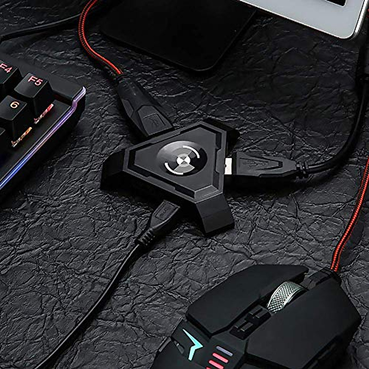 Game Controller Keyboard Mouse Adapter for PUBG Game Console Accessories with PC Gaming Experience for Android/iOS by XHLY