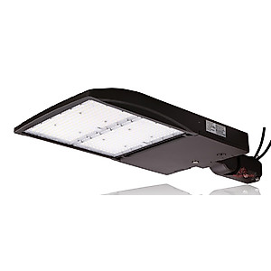 42,000 Lumen - 300 watt NextGen III LED Shoebox Lights - Dimmable - NO Photocell - Bronze - Slip FIT Mount - 10KV Surge