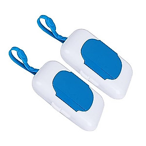 Alipis 2Pcs Wipe Box Baby Tissue Holder Filling Baby Diapers Wipe Warmer Wet Tissue Holder Wipes Dispenser Tissue Dispenser Outdoor Tissue Baby Accessories pp Baby Holder