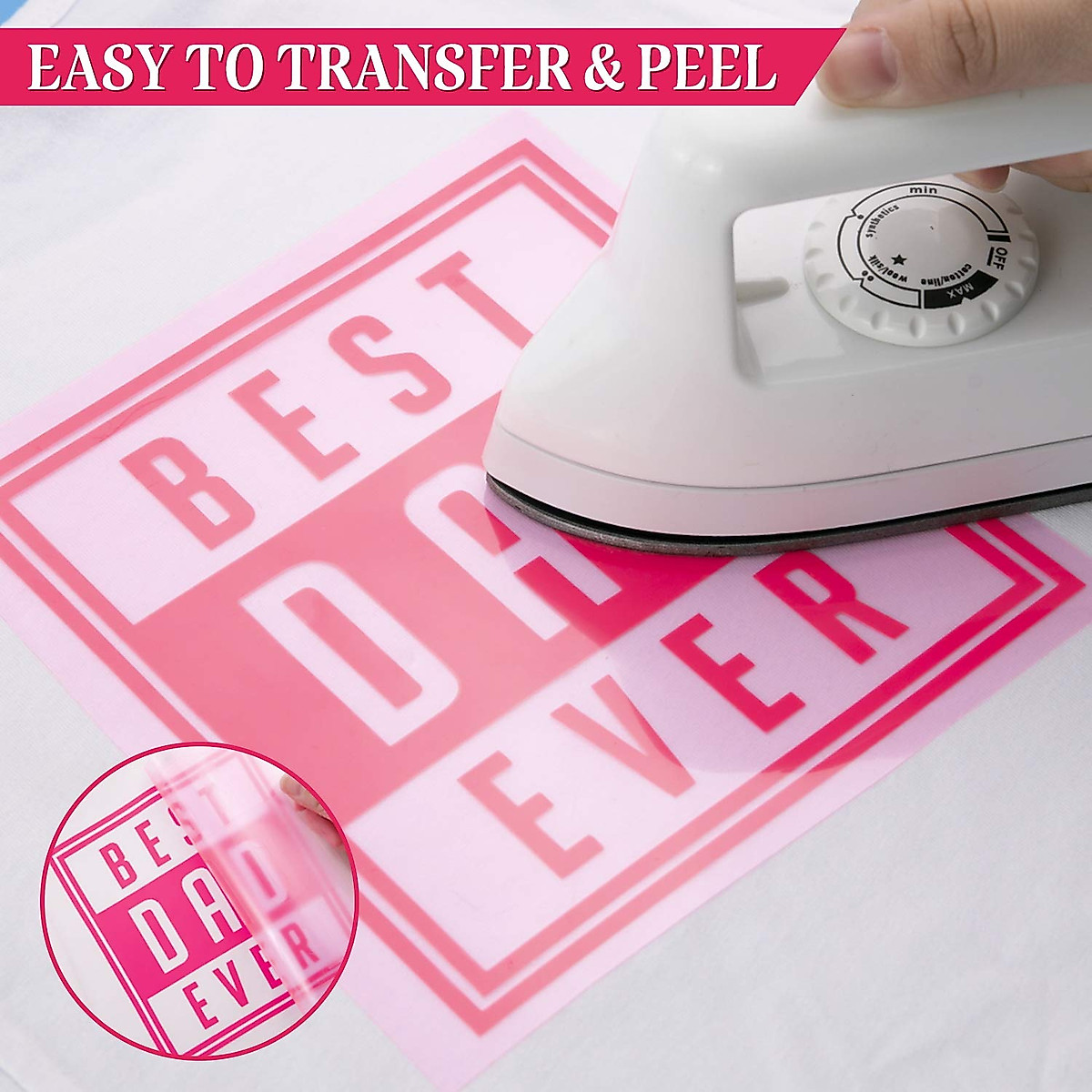 HTVRONT HTV Vinyl Neon Green Heat Transfer Vinyl Roll - 12in x10ft PU Vinyl HTV Iron on Vinyl Easy to Cut & Weed for Heat Vinyl Design (Fluorescent Green)