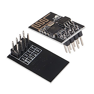 ACEIRMC 6pcs ESP8266 ESP-01S WiFi Serial Transceiver Module with 1MB Flash DIP-8 3-6V Compatible with Arduino