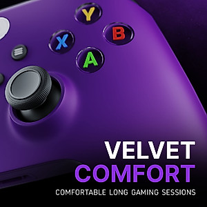 Gamenetics Custom Official Wireless Bluetooth Controller for Xbox Series X/S And Xbox One Console - Un-Modded - Video Gamepad Remote (Soft Touch Purple Haze)