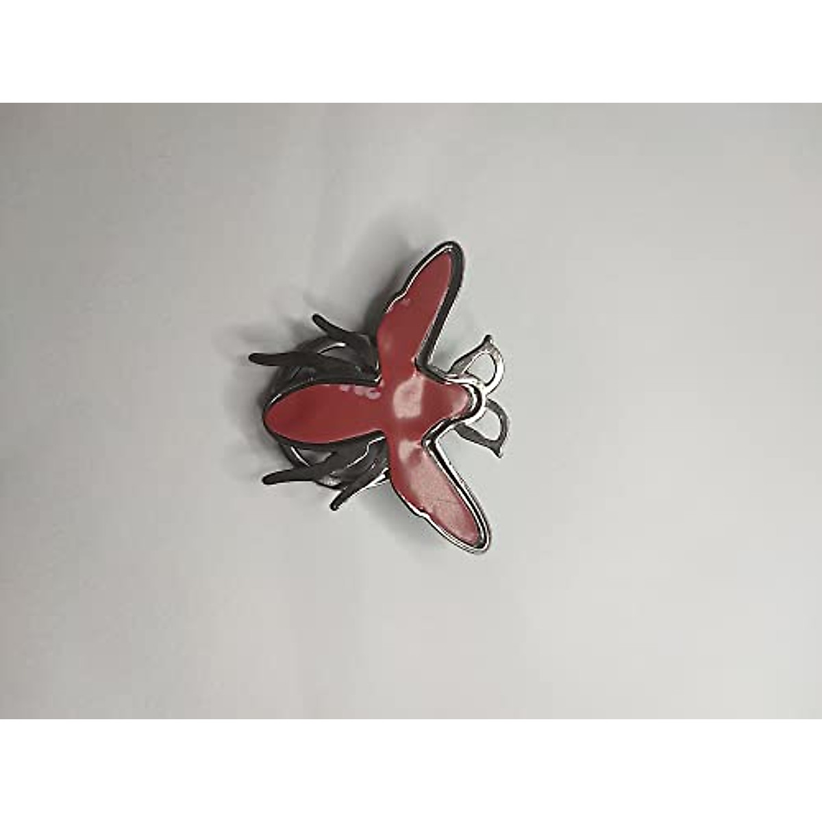 Bzybel 1pcs Black Rock-roll Punk Honeybee Pattern Cell Phone Ring Holder Electronics Ring Holder Stand Finger Ring Kickstand Compatible Various Mobile Phones or Phone case