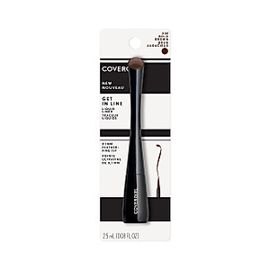 COVERGIRL Get In Line Liquid Eyeliner, Bold Brown, 0.04 Pound