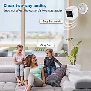 3-Pack Wall Mount Bracke and Housing for Wyze Cam V3 and V3 Pro Camera, wyze v3 Cover Indoor/Outdoor Video Security Accessories，Sun Protection Protective Shell and Adjustable Wall Mounting Brackets