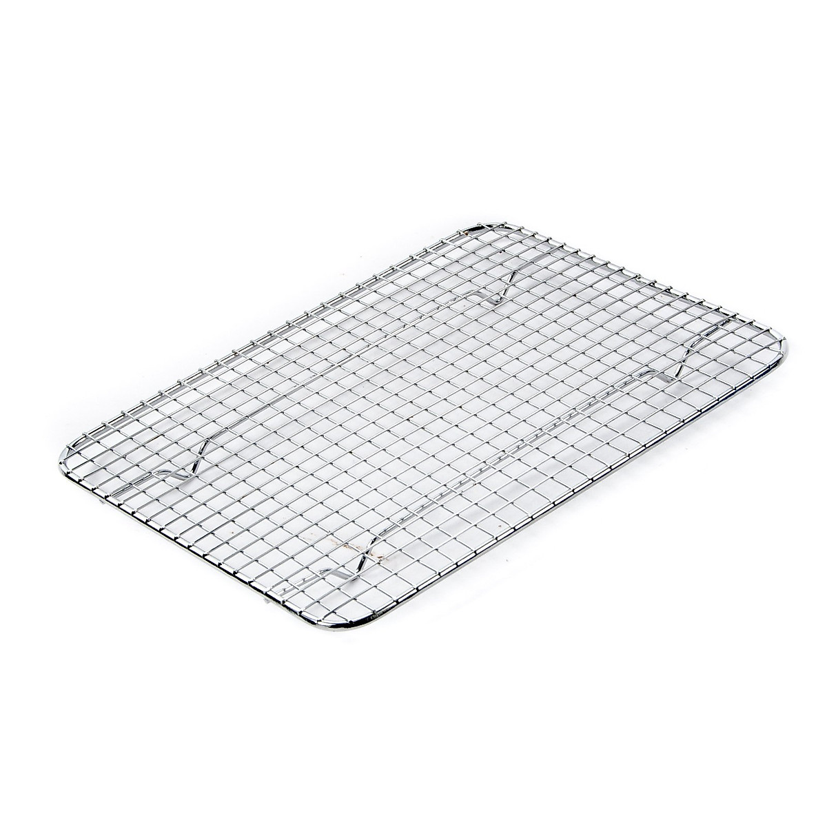 Update International Heavy-Duty 1/4 Size Cooling Rack, Wire Pan Grade, Commercial Grade, Oven-Safe, Chrome, 8 x 10 Inches, Set of 2