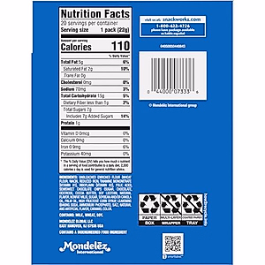 CHIPS AHOY! Original Chocolate Chip Cookies, 20 Snack Packs (2 Cookies Per Pack)