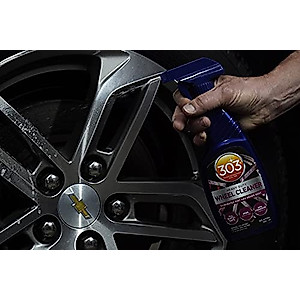 303 Heavy Duty Wheel Cleaner - Eliminates Dirt and Brake Dust - All Wheel Safe - Iron Indicating Formula - Non Corrosive Formula, 15.5 fl. oz. (30597CSR) Packaging May Vary