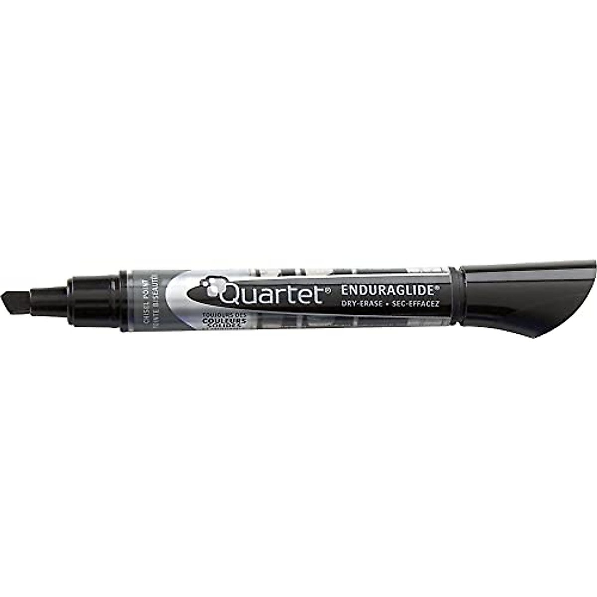 Quartet QRT50012M - Quartetreg; EnduraGlidereg; Dry-Erase Markers, Chisel Tip, Black, 12 Pack