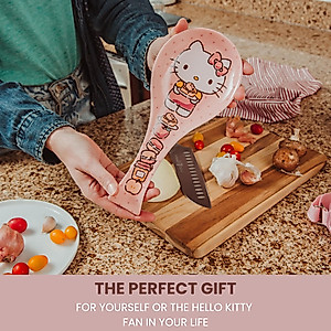 Sanrio Hello Kitty Stacked Snacks Ceramic Spoon Rest Holder | Kitchen Organizer For Utensils To Keep Countertop Clean