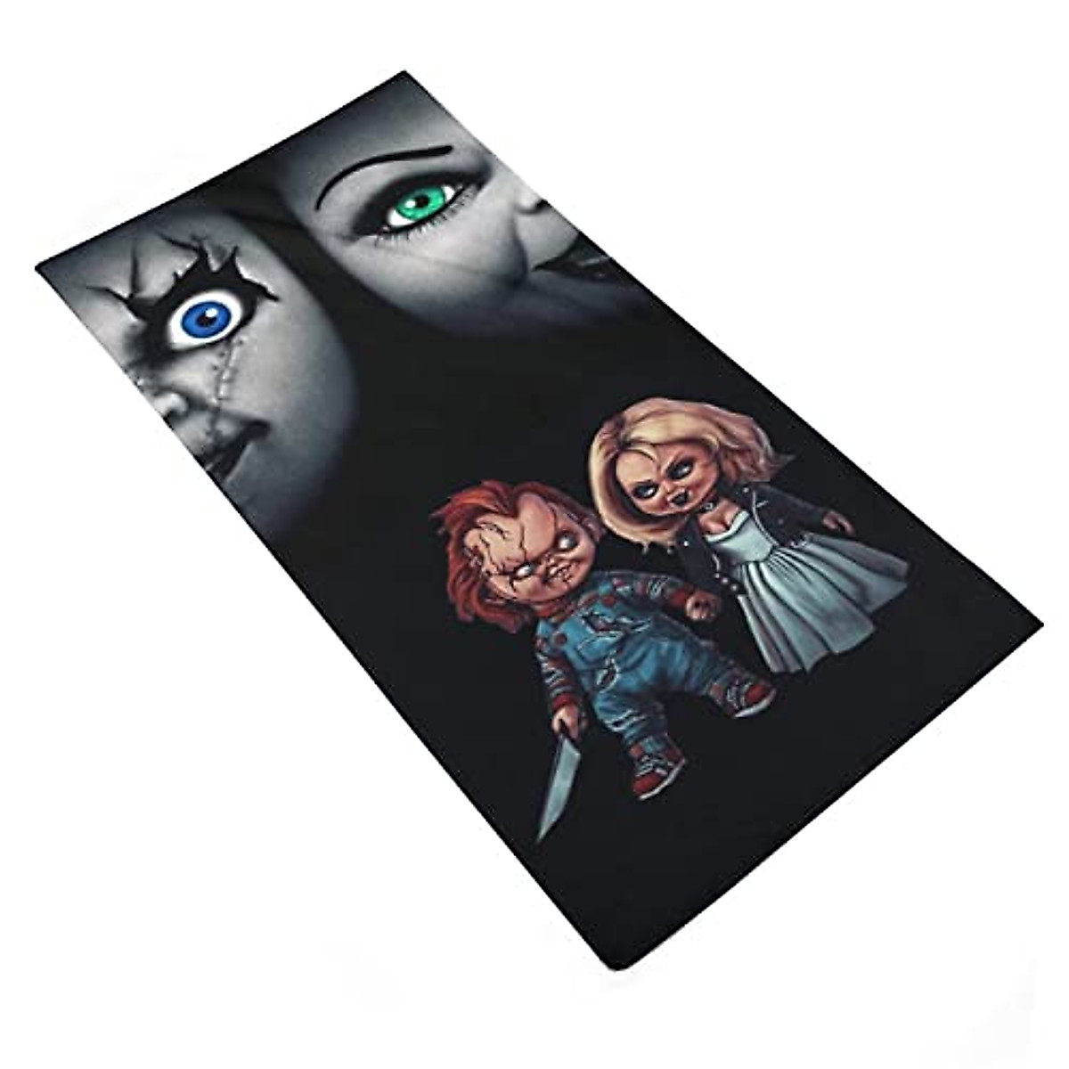 Woodyotime Horror Chu'cky Microfiber Washcloths Towel Highly Absorbent Soft Washcloths Bath Towels 28.7 x 13.8 Inches