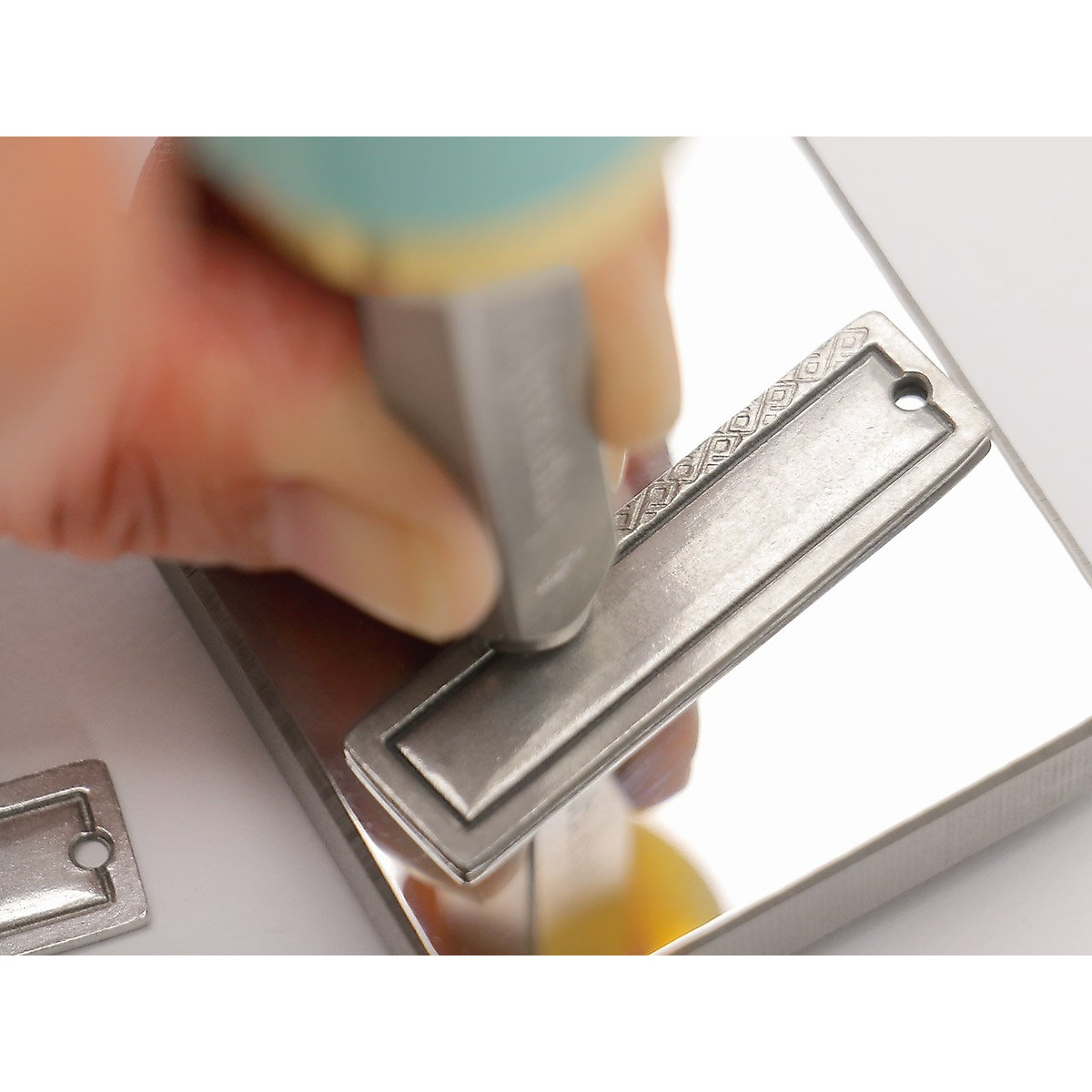 ImpressArt Large Flower Border Pewter Stamping Blank Clearance