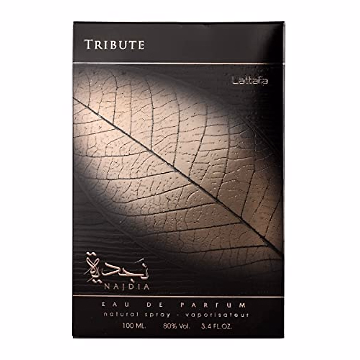Lattafa Najdia Tribute Eau De Parfum Spray for Unisex, 3.4 Ounce