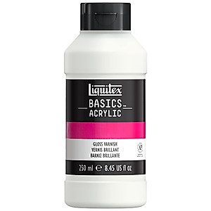 Liquitex BASICS Gloss Varnish, 250ml (8.4oz) Bottle