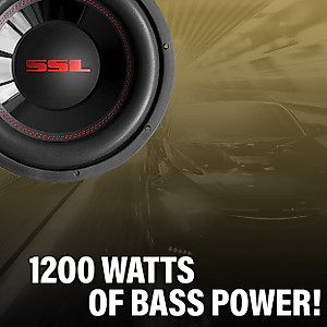 Sound Storm Laboratories CG12D 12 Inch Car Subwoofer - 1200 Watts Maximum Power, Dual 4 Ohm Voice Coil, Sold Individually