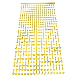 4 Sets Five-Pointed Star rain Silk Curtain Party Fringe Backdrop Fringe Curtain Ornament Doorway Tassel Curtain Door Fringe Curtains foil Door Curtain The pet Baby Porch Door Trim