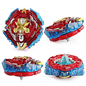 Battling Top Beys Game 12 Spinning Tops 3 Launchers Blade Gyro Game with Storage Box Gift for Kids,Boys