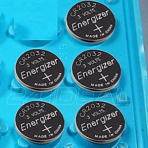 5 PC ENERGIZER CR2032 WATCH BATTERIES 3V LITHIUM CR 2032 DL2032 BR2032