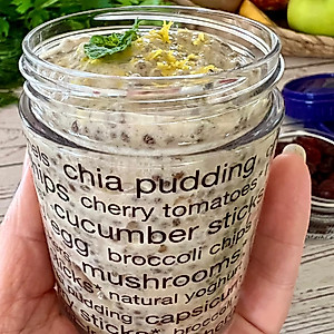 100 Cal Stackable Snack Containers for Weight Management, Food Portion Control Containers for Weight Control with Instructions for Men, Women and Bariatric Must-Haves (Purple)