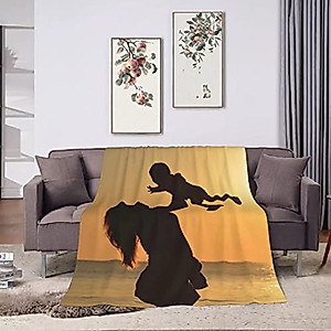 Custom Blanket Personalized Blanket with Photos Text Customized Picture Blanket for Adults Kids Mom Fathers Birthday Christmas Halloween Valentines Day Gift,Photos Collage,1 Photo Collage 60''x50''