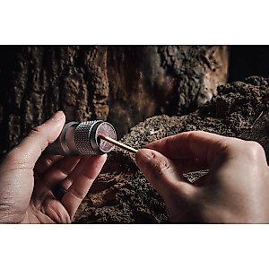 EXOTAC - MATCHCAP XL Waterproof Camping Match Kit Holder with Integrated Striker in Trapped Blister