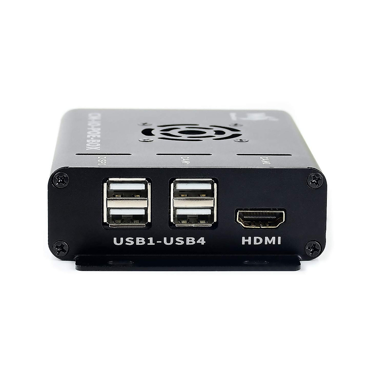 TOP1 CM-IO-POE-Box Compute Module Mini-Computer with Compute Module PoE Board Based On Raspberry Pi Compute Module CM3/3+ Series Support 2 CSI Cameras PoE Power Over Ethernet