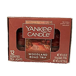 New Yankee Candle 12pk Woodland Road Trip Tealight Tea Light Candles