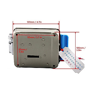 AMOCAM Apartment Video Intercom System and Electric Control Door Lock and 12V Power Supply Control for Home Villa Apartment