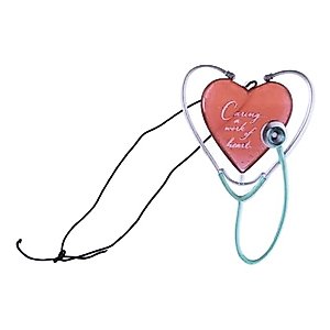 Heart Stethoscope Caring Decor, Christmas Heart Stethoscope Ornament, A Unique Appreciation Gift for Doctors, Nurses, and Caregivers, Adorn Your Christmas Tree with Medical Heart