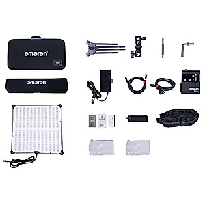 Aputure Amaran F22C RGBWW Flexible Led Video Light 2500K~7500K,200W,15 Lighting FX with Honeycomb Grid Soft Box,Support App Control