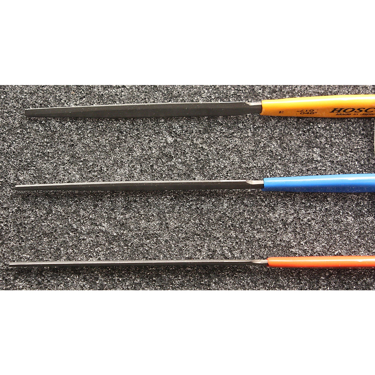 Hosco 3 Guitar Nut File set TL-NF3E String Slots Electric Guitar VWWS Japan Ships From USA